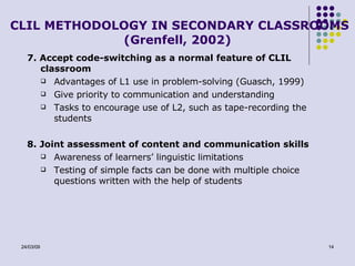 CLIL - Content and Language Integrated Learning | PPT
