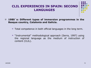 CLIL - Content and Language Integrated Learning | PPT