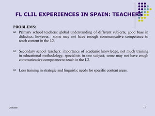 CLIL - Content and Language Integrated Learning | PPT