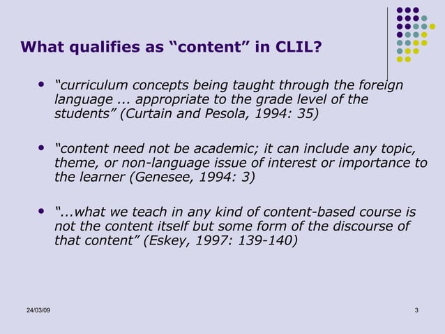 CLIL - Content and Language Integrated Learning | PPT