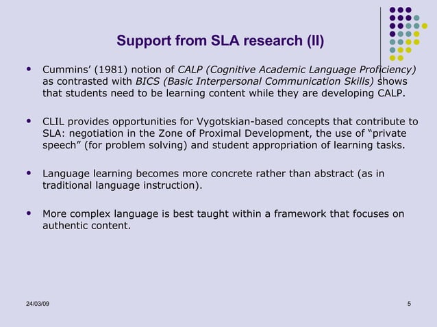 CLIL - Content and Language Integrated Learning | PPT