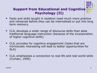 CLIL - Content and Language Integrated Learning | PPT