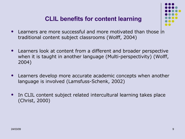 CLIL - Content and Language Integrated Learning | PPT