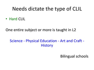 Clil presentation | PPT