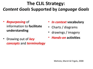 Creating Dynamic Clil EFL Materials presentation | PPT