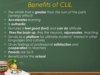 Clil session for Applied Linguistics class | PPT