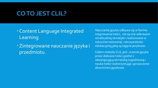 Clil szkolenie | PPTX | Education