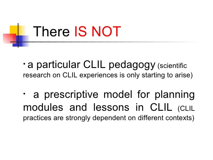 Clil theory Clil theory
