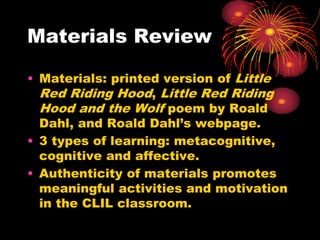 Clil unit: All that glitters is not gold | PPT