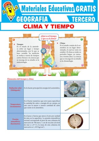 Clima y-tiempo-para-tercer-grado-de-secundaria (1) | PDF
