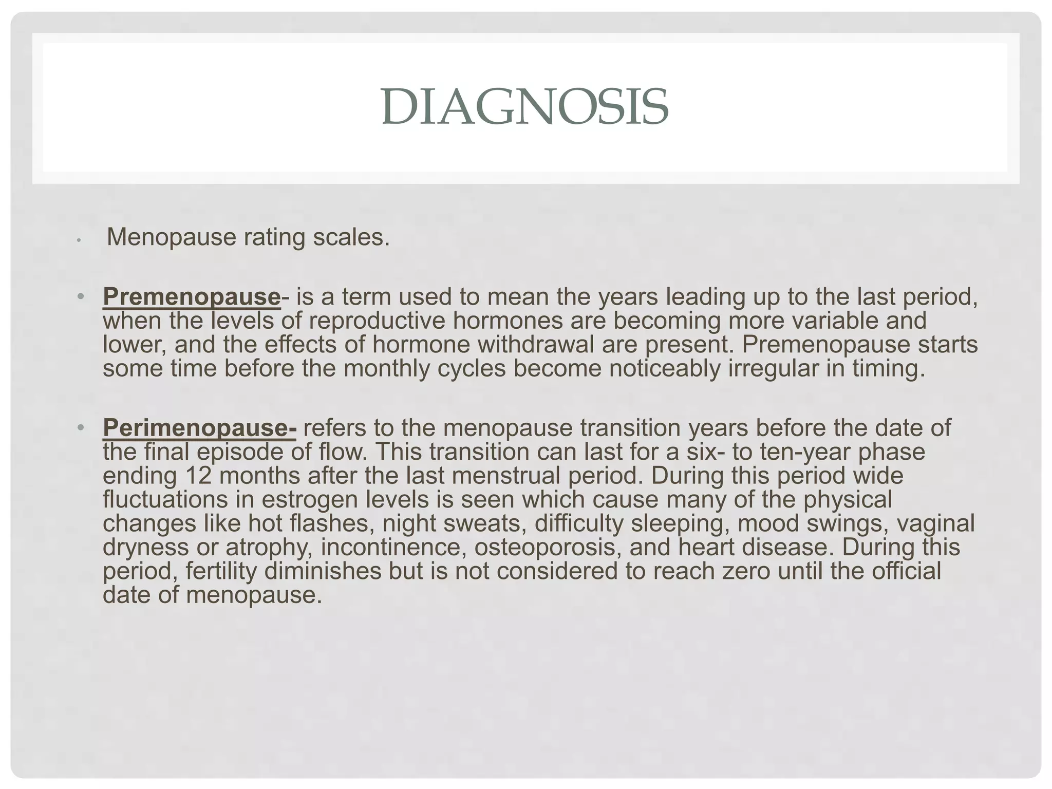 Climacteric changes in males and females | PPTX