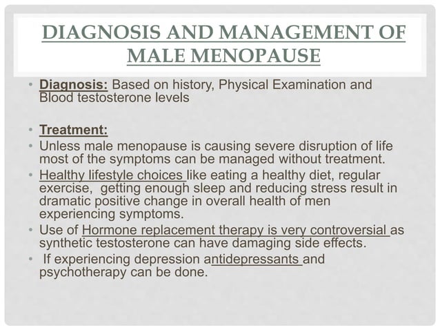 Climacteric changes in males and females | PPTX