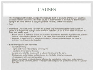 Climacteric changes in males and females | PPTX