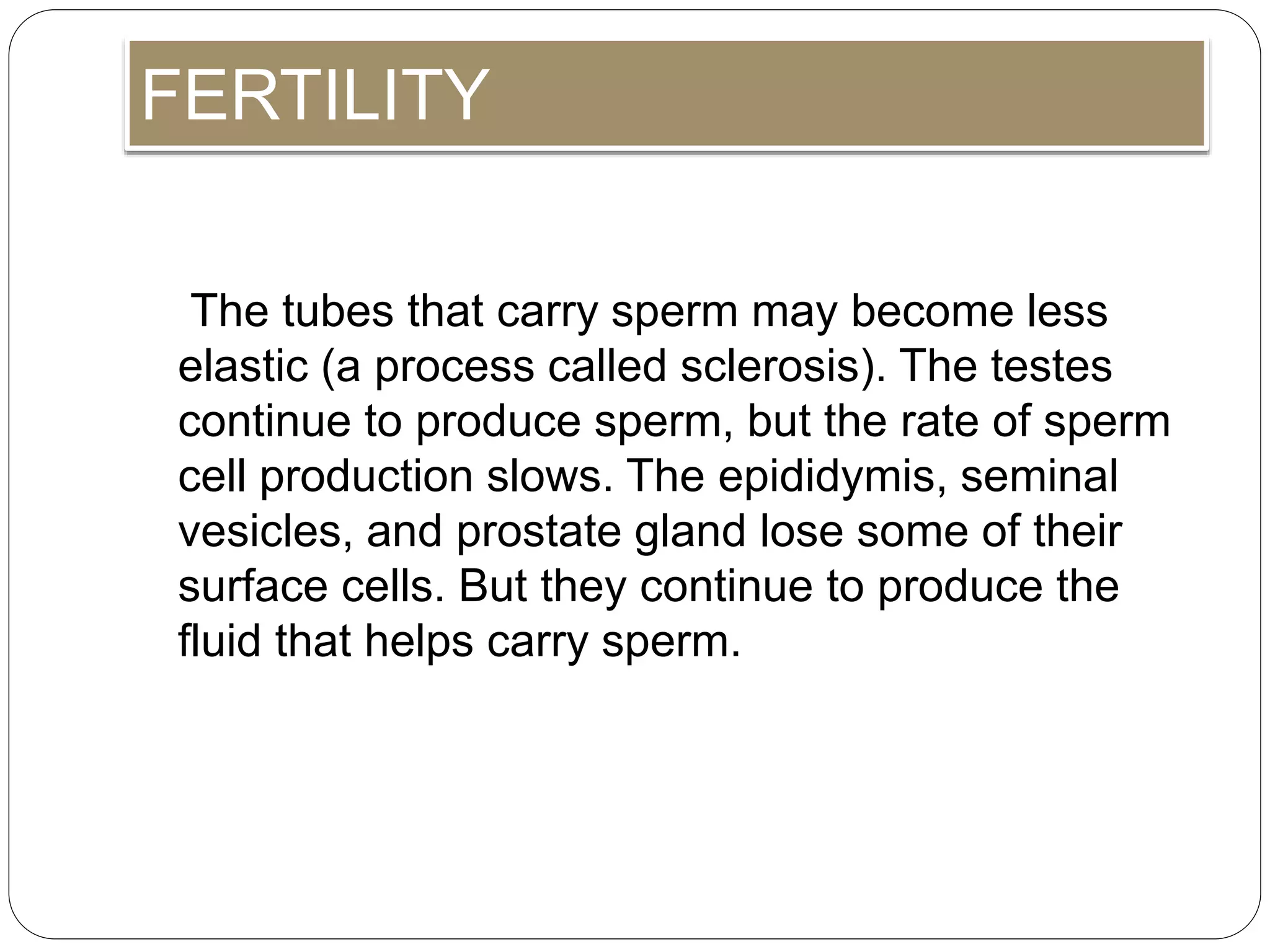 Climacteric changes in male reproductive system | PPTX
