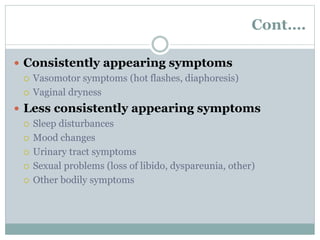 Climactric changes | PPTX