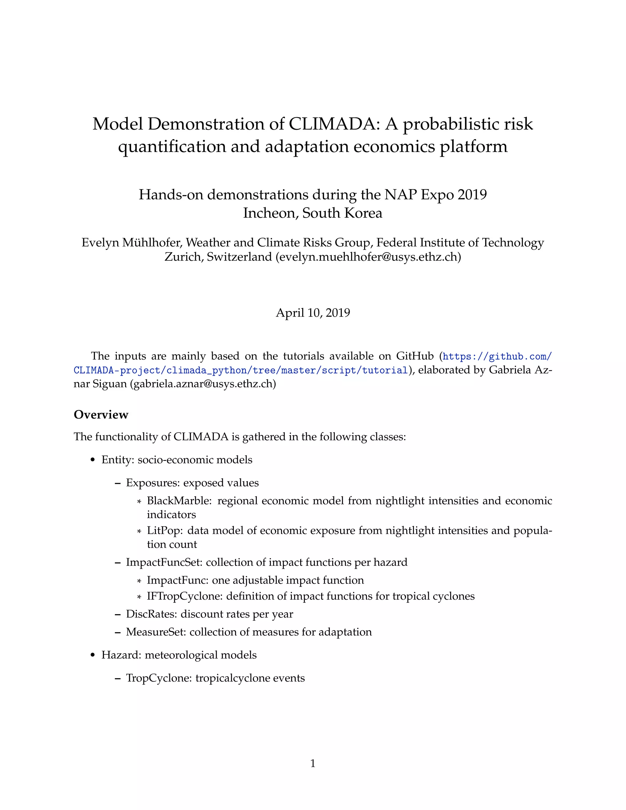 6.3.2 CLIMADA model demo | PDF