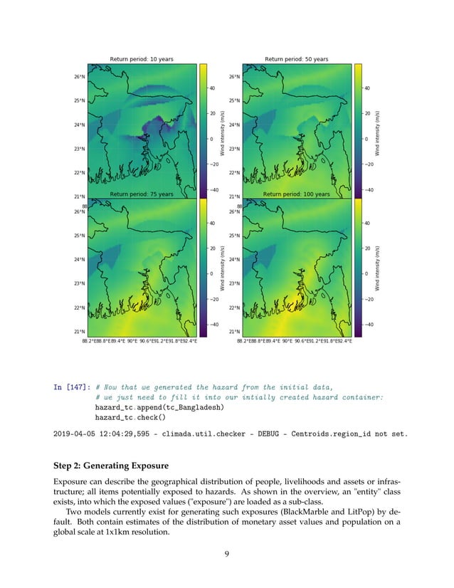 6.3.2 CLIMADA model demo | PDF | Geography | Science