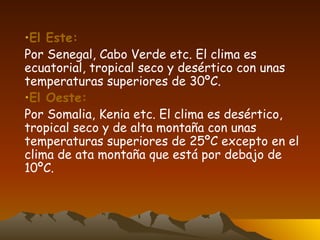 Clima de africa_j.m_abell. | PPT