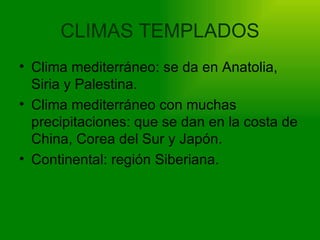 Clima de asia alba | PPT