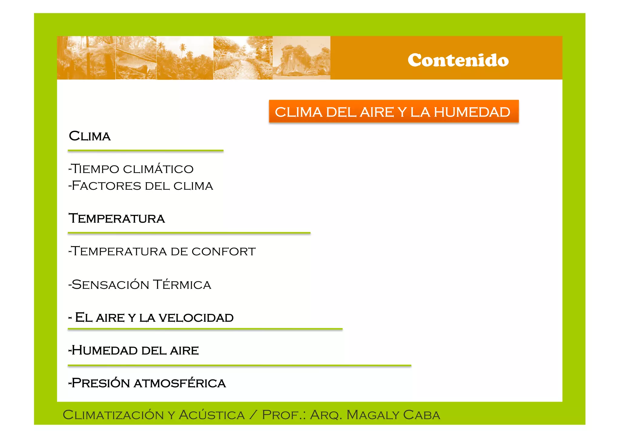 Clima del aire y la humedad | PPT | Descarga Gratuita