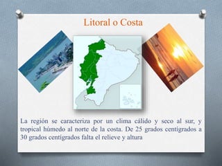 Clima de las regiones naturales | PPTX
