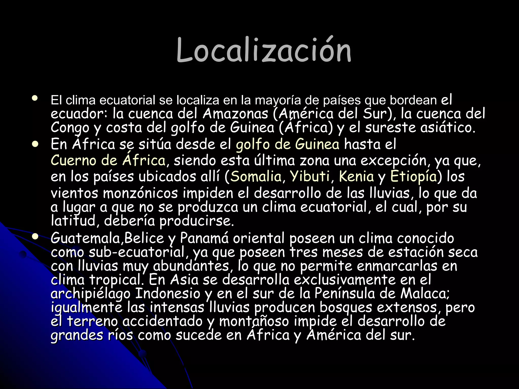 Clima ecuatorial Rida Jhon Nayara Gonzalo 3ºC | PPT