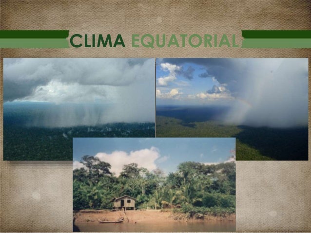 Clima equatorial seminario