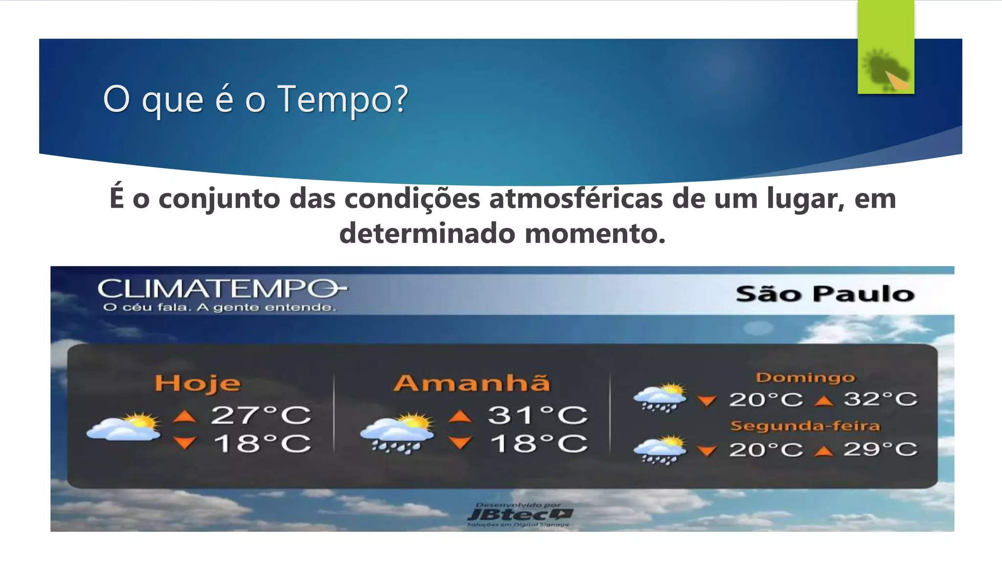 Clima e tempo | PPTX