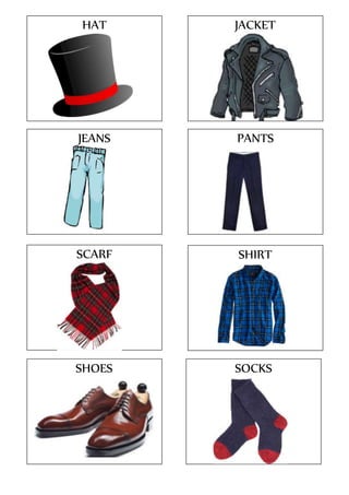 Clima ropa ingles | DOCX