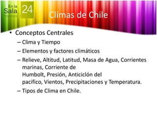 Climas de chile 6o balmaceda | PPTX