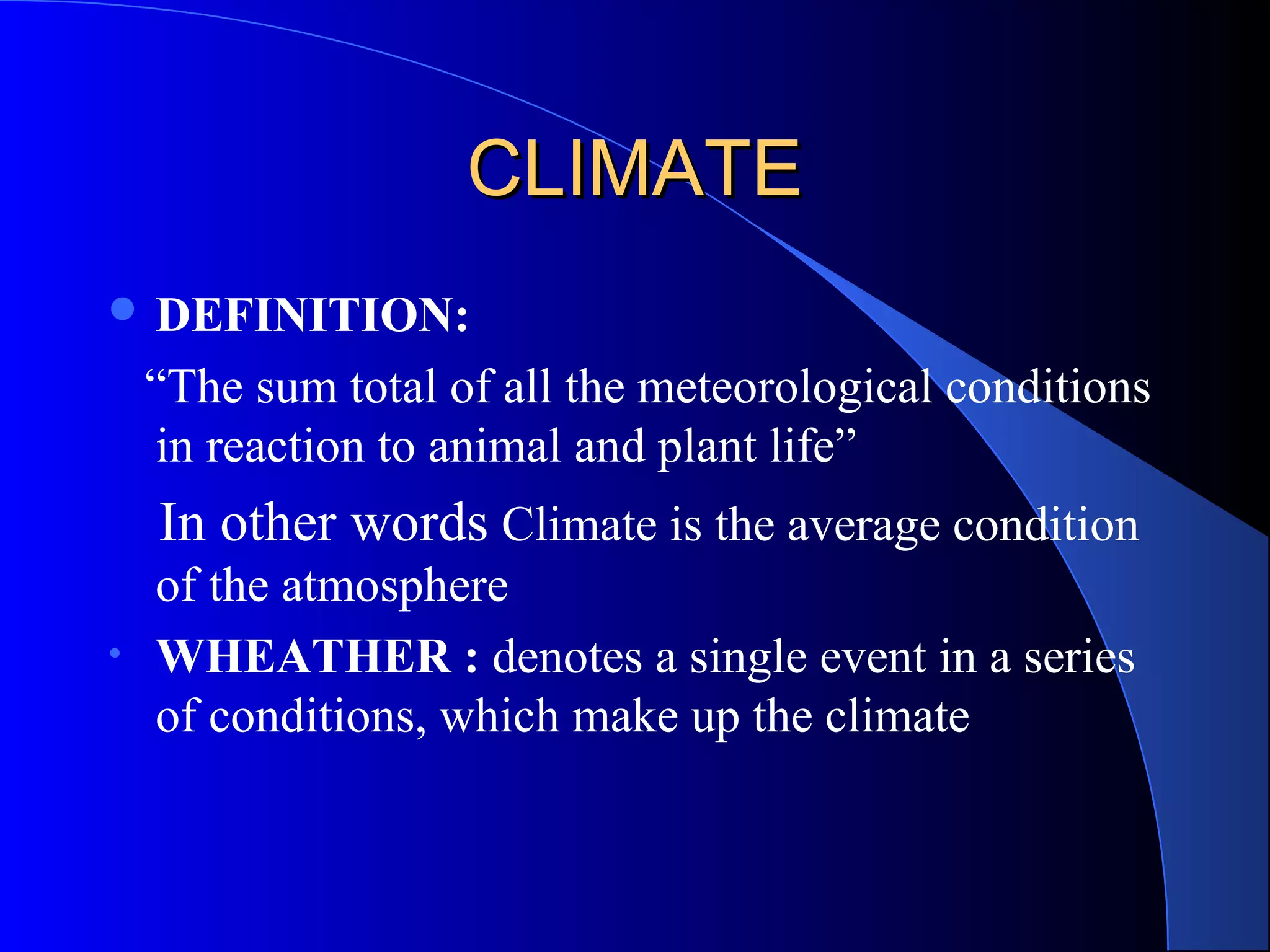 Climate | PPT