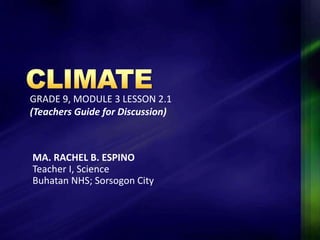 Climate | PPTX