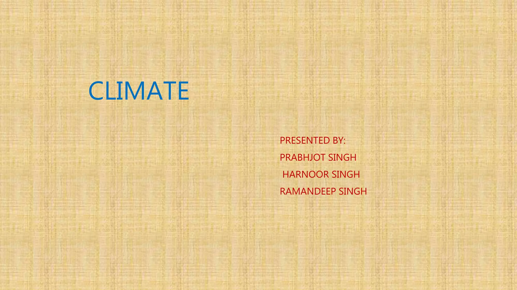Climate | PPT