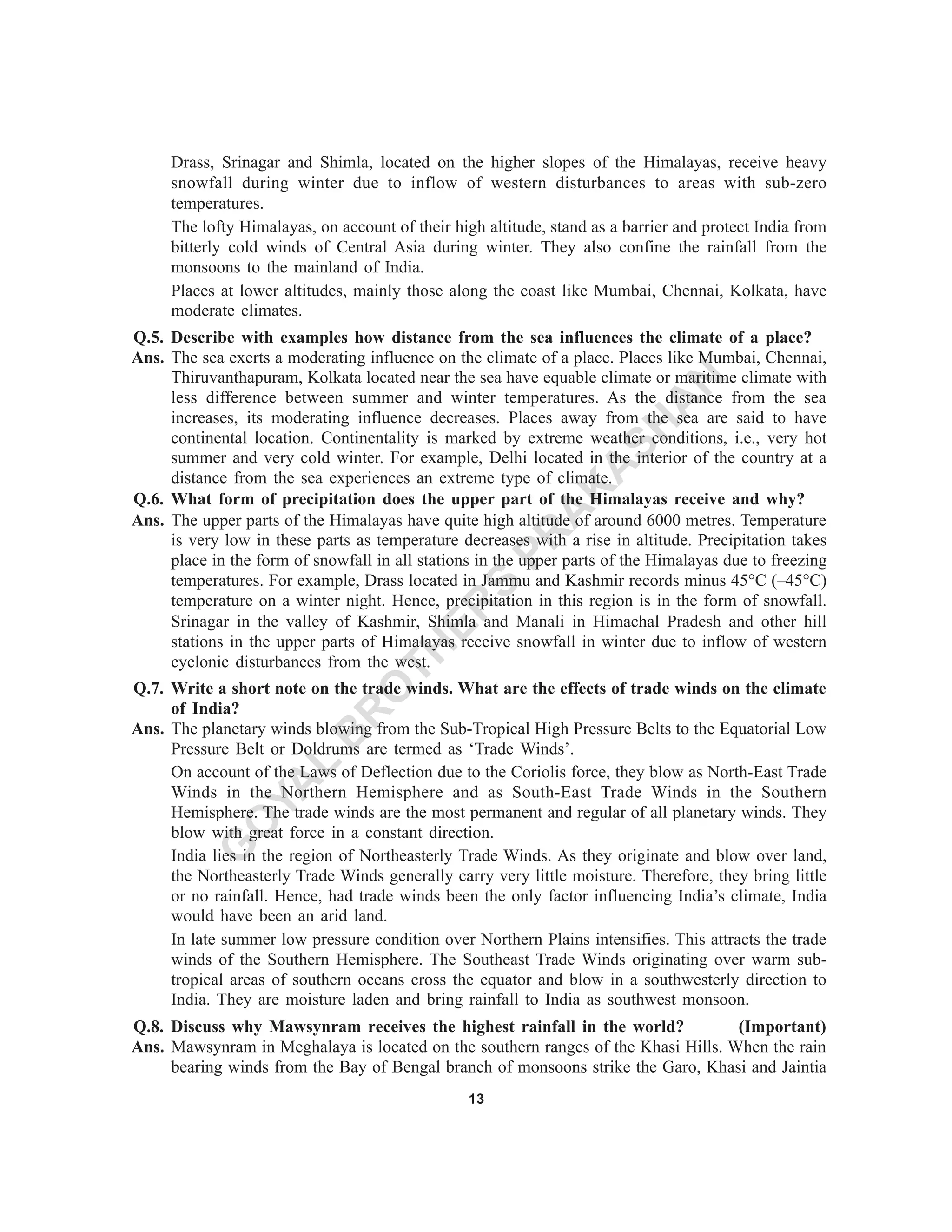 chapter climate~~ CLASS 9 | PDF