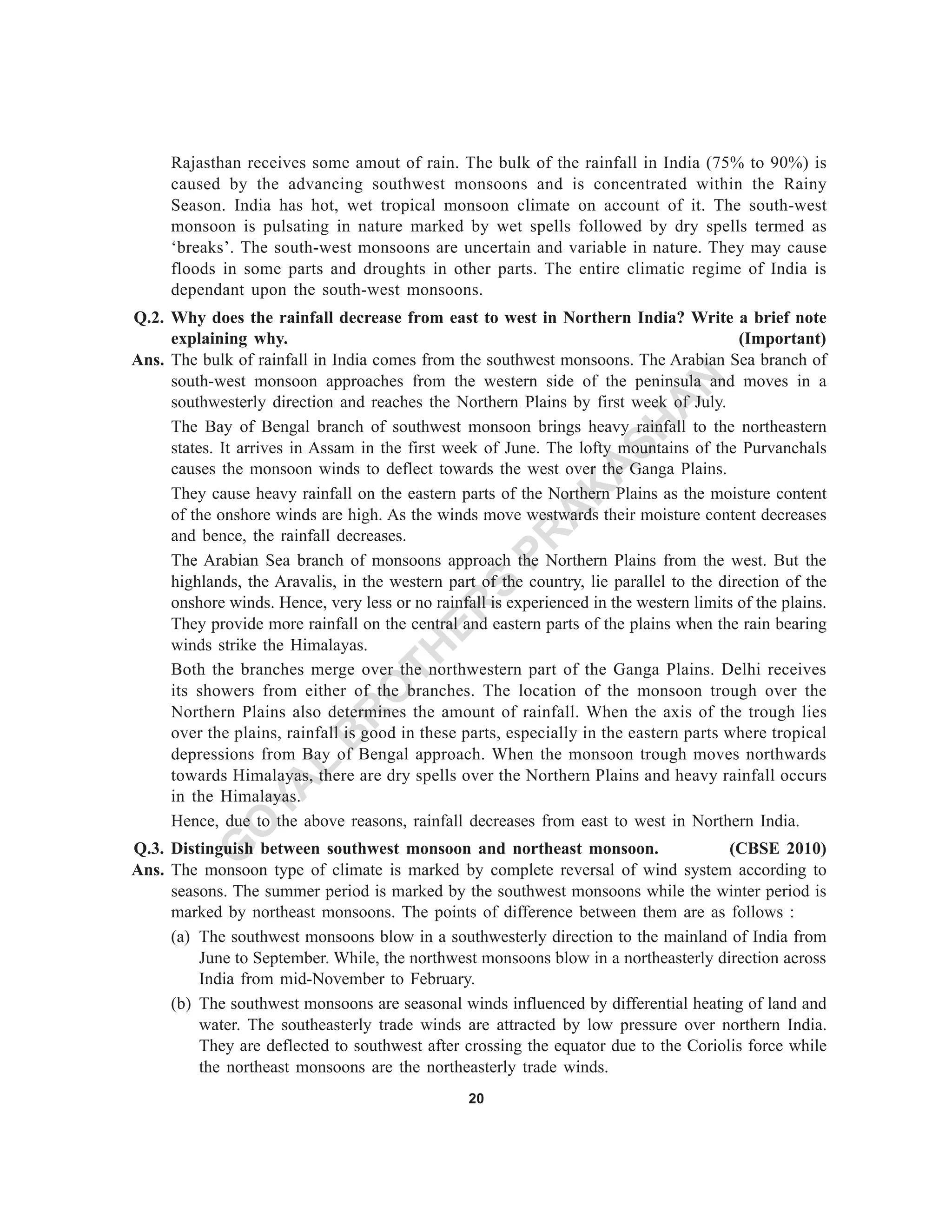chapter climate~~ CLASS 9 | PDF