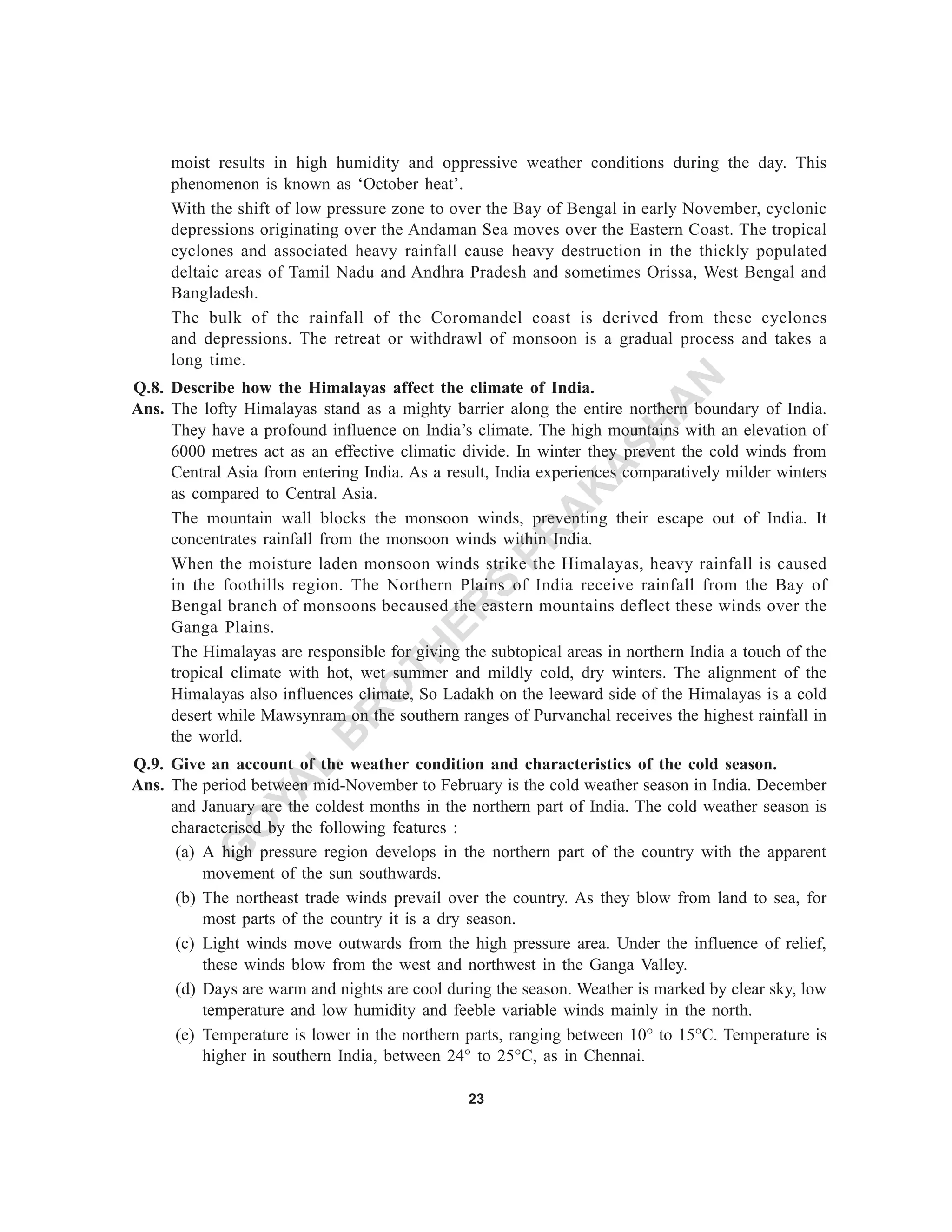 chapter climate~~ CLASS 9 | PDF