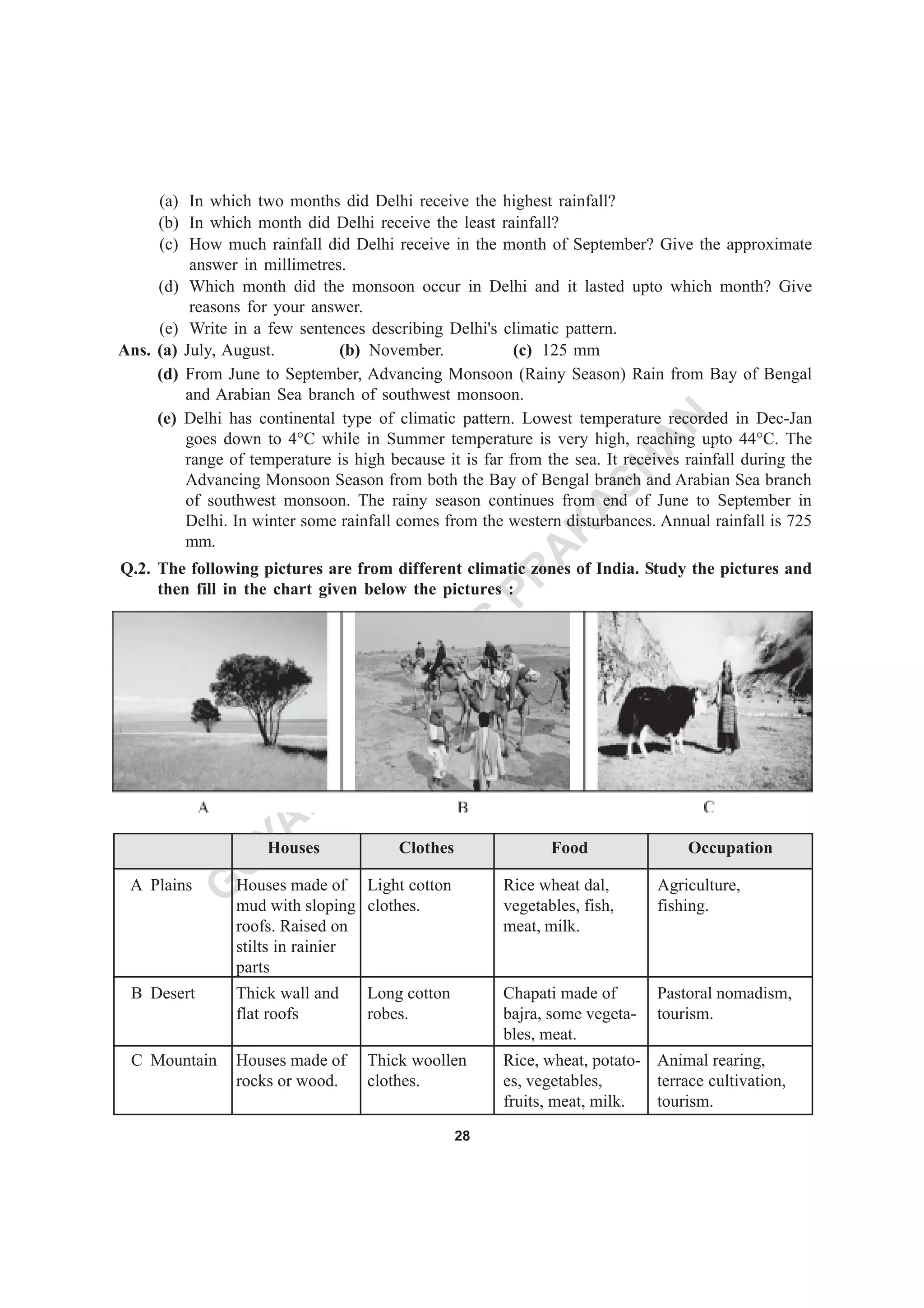 chapter climate~~ CLASS 9 | PDF