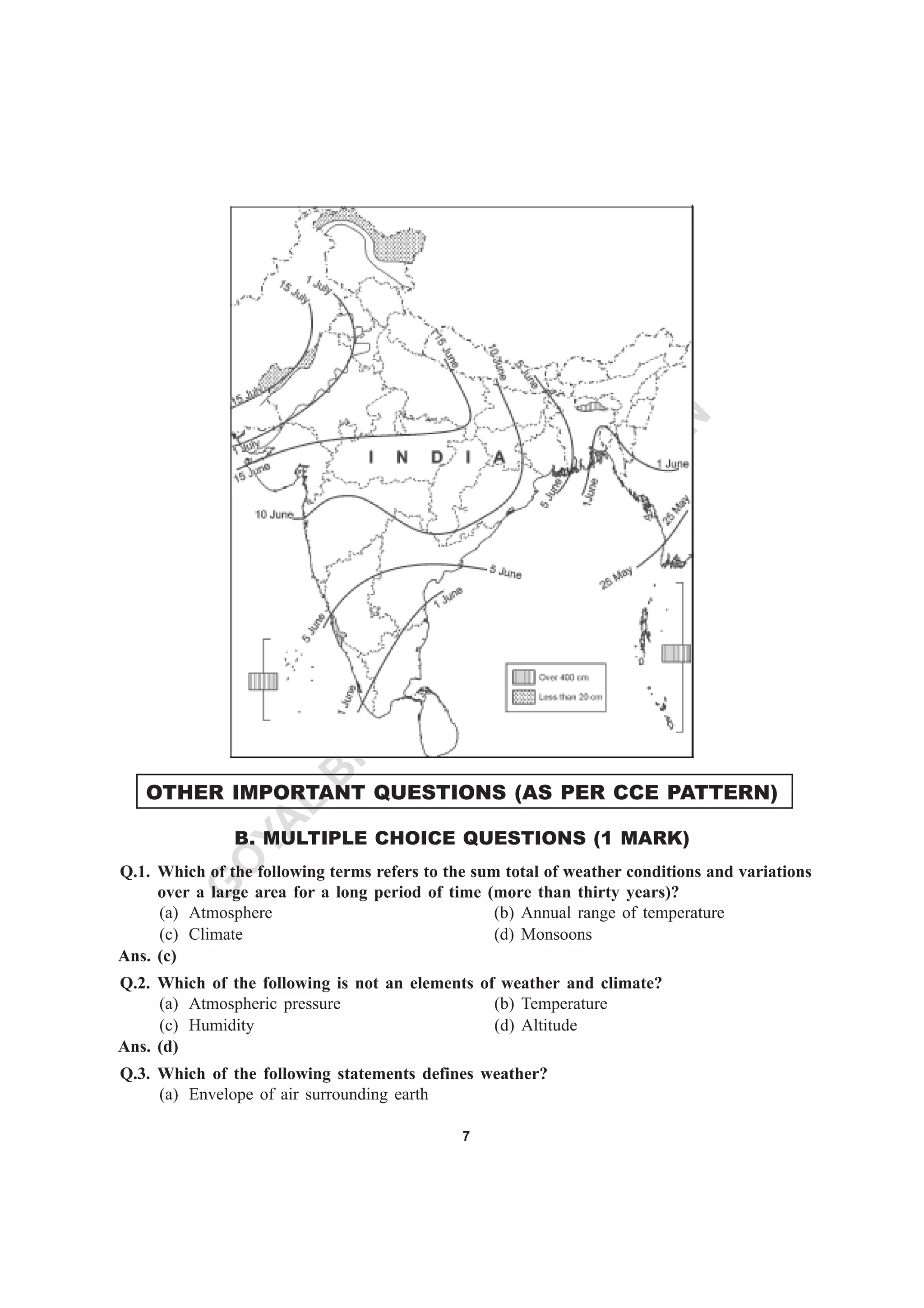 chapter climate~~ CLASS 9 | PDF