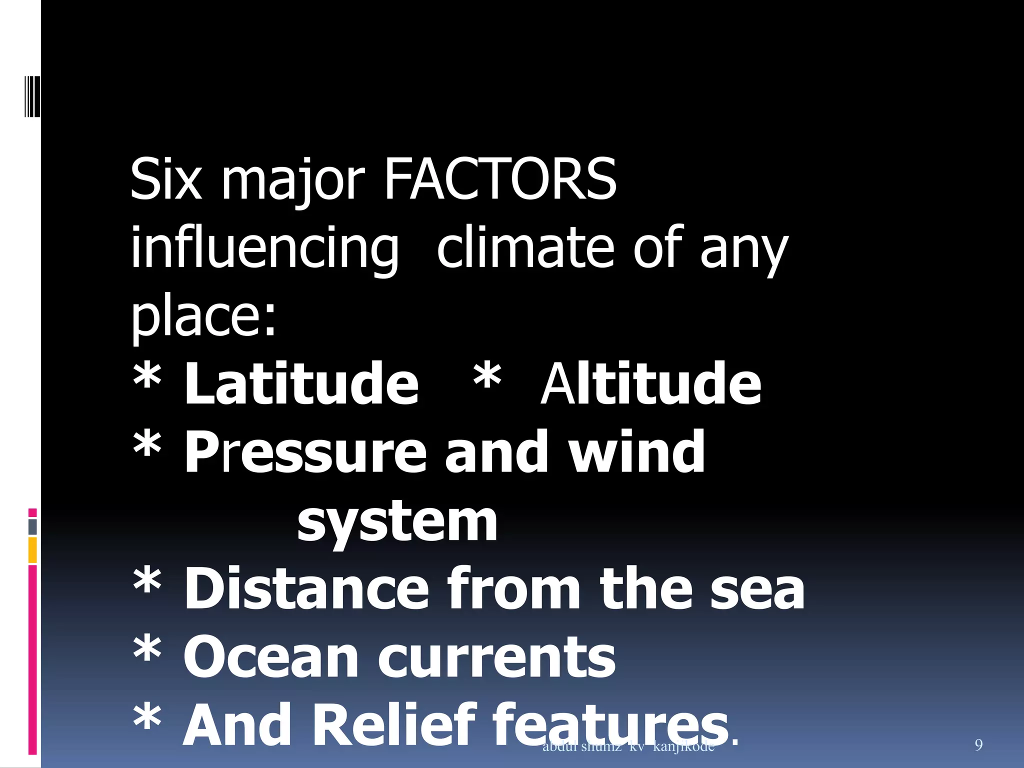 Climate, geography class 9,cbse | PDF