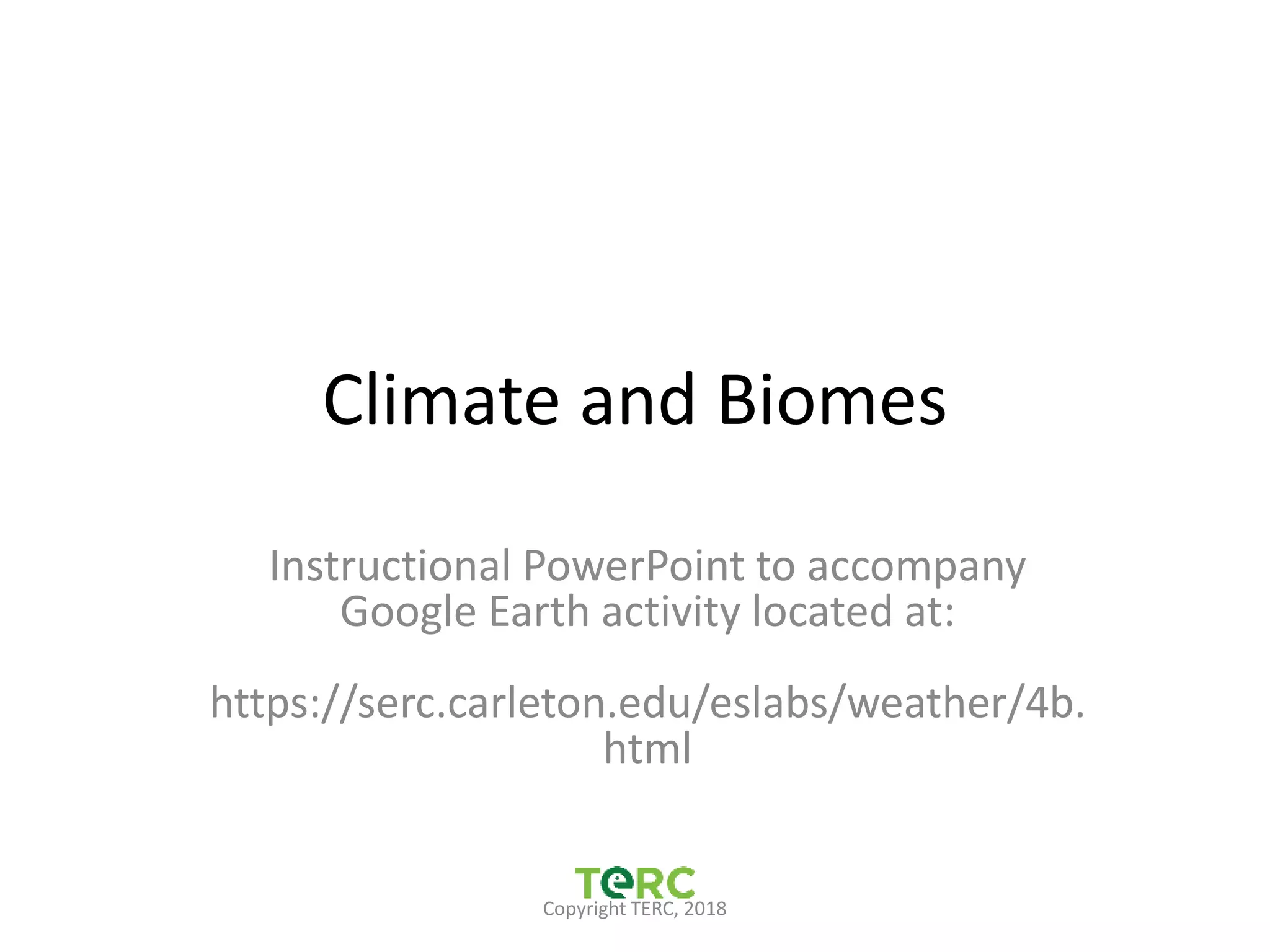 Climate and Biomes PPT 2 | PPT