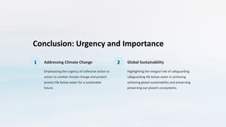 Climate change and its impact on the fourteenth item of the sustainable ...