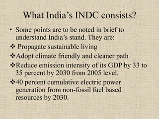 Climate change and Paris Agreement | PPTX