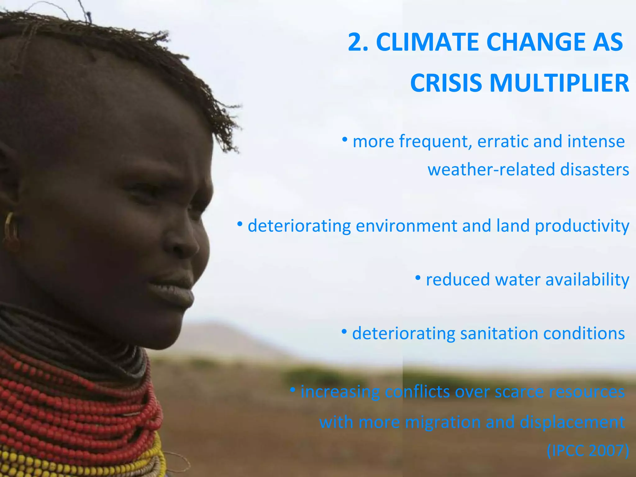 Climate Change, Disaster Risk and Hunger: Linking Availability, Access ...