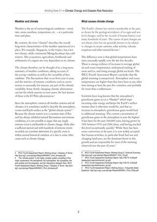 Climate-Change and disaster risk reduction | PDF | Geography | Science
