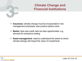 Climate Change Financial Perspective | PDF