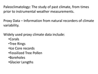 Climate Change Past Present Future | PPTX