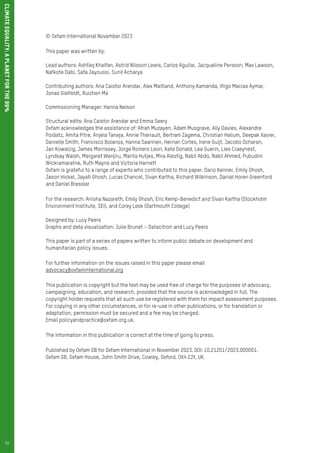 Climate Equality Report OXFAM | PDF