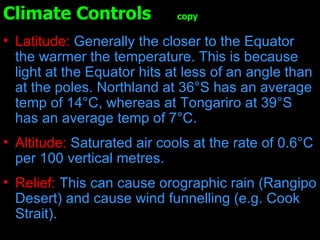 Climate Patterns And Processes | PPT | Weather | Science