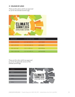 Climate summit-2014 logo-guideline-s_apprv1aug14 | PDF | Non-Profit ...