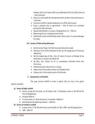 India - Climate | PDF